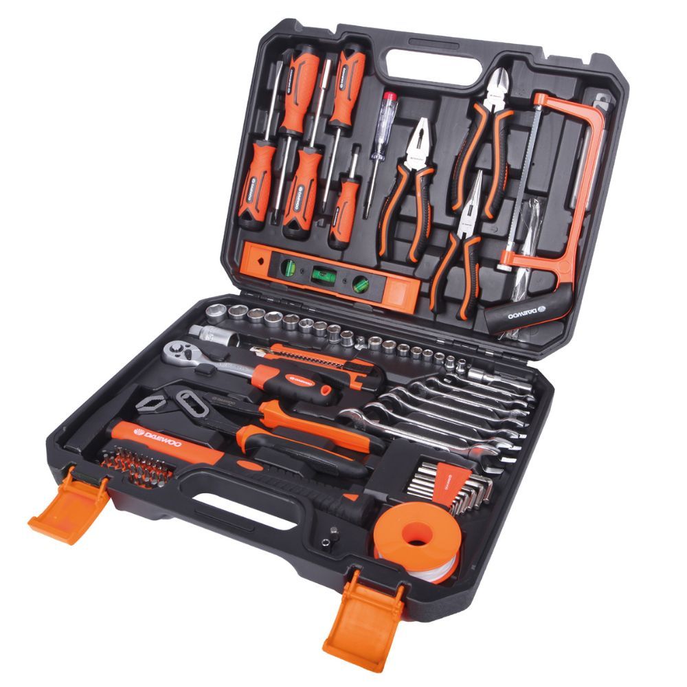 Kit de Herramientas Daewoo Set 96 Pzs DAHTS96 Tubos c/ Maletín