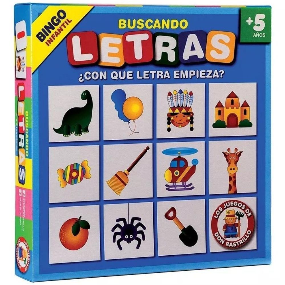 Juego Didactico Buscando Letras H483