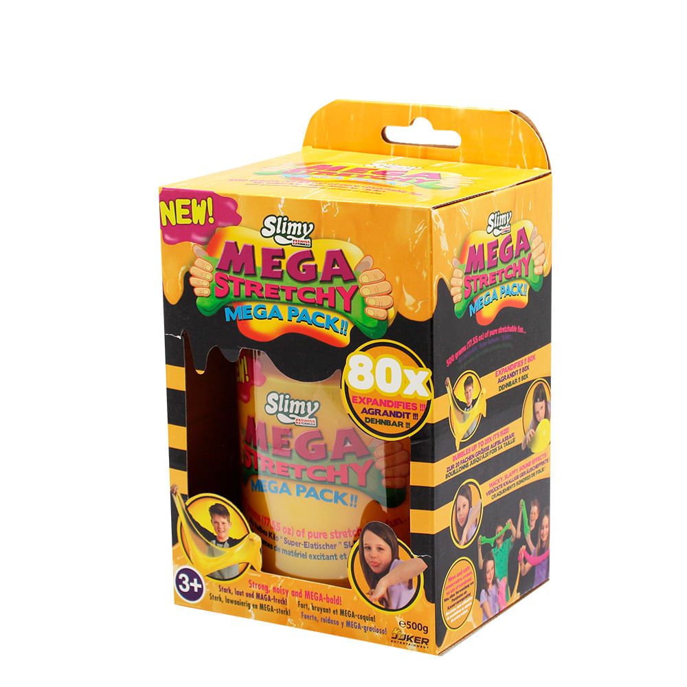 Slimy Slime Mega Stretchy 500gr Amarillo