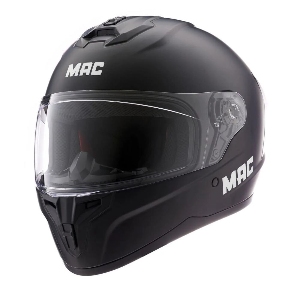 Casco de Moto Mac 070 Volt Solid L Negro Mate