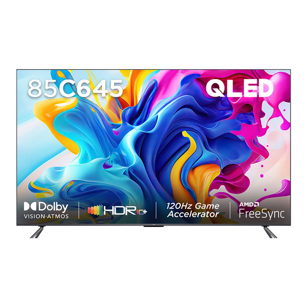 Smart TV 85” QLED 4K TCL Google TV L85C645-F