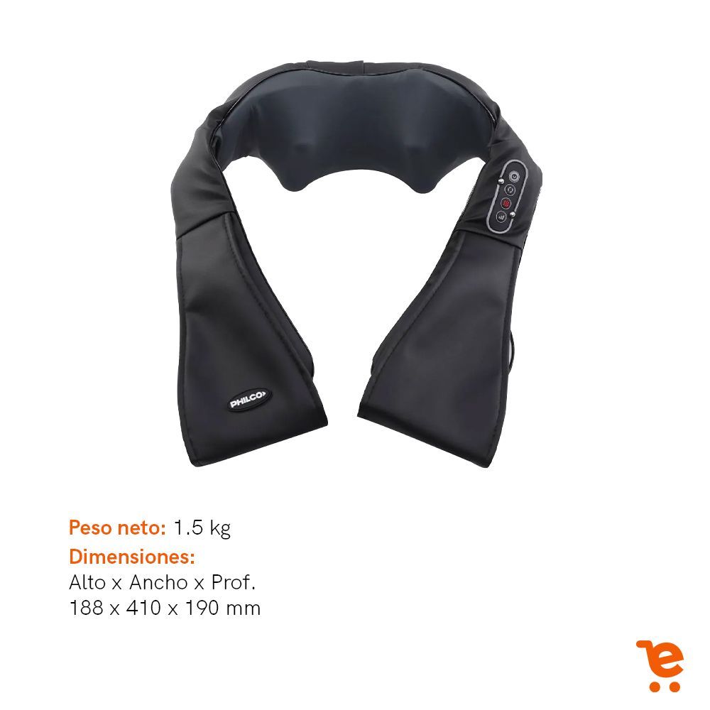 Masajeador Cervical 4 Nodos Rodillos Masaje Cuello Cintura