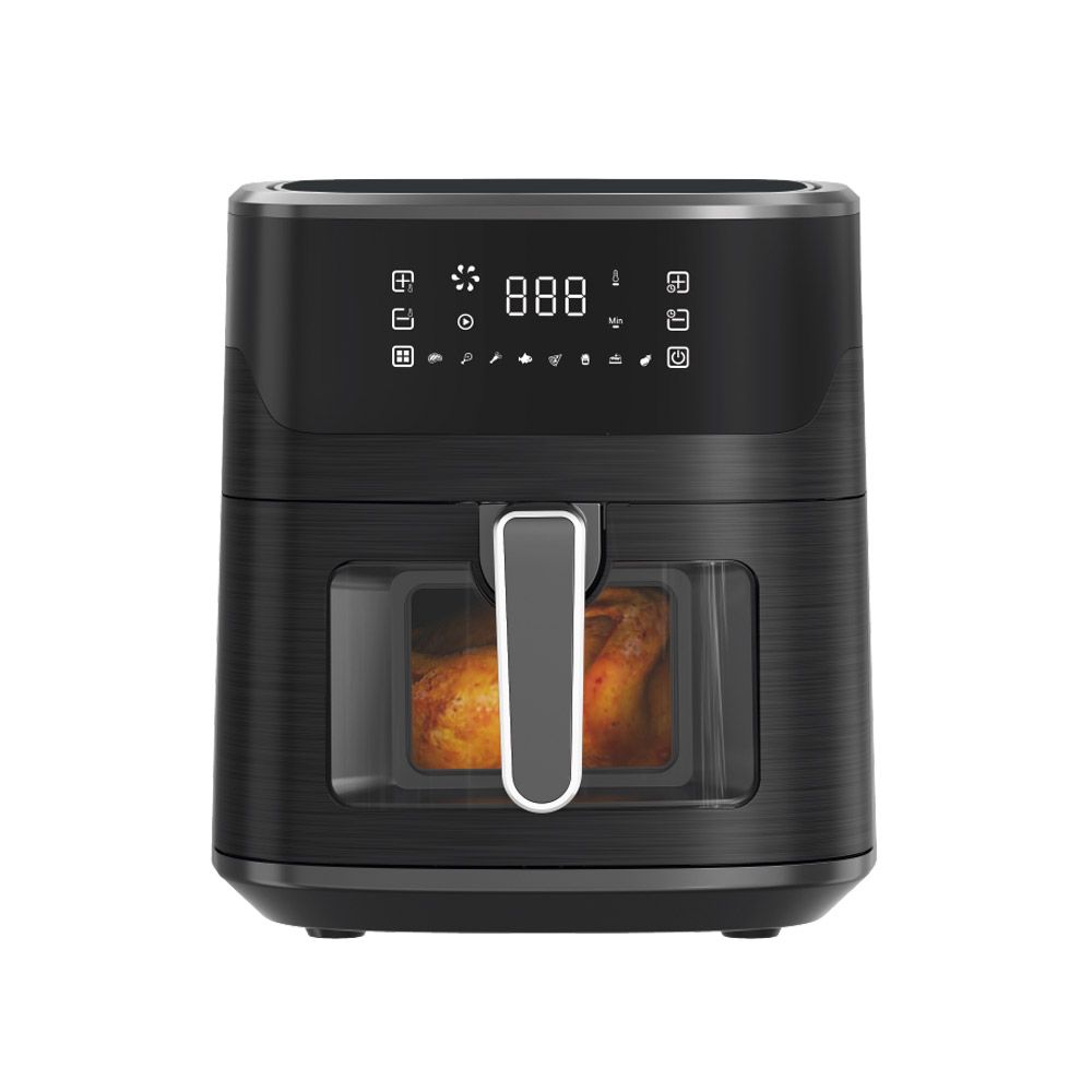 Freidora Overtech Electrica de Aire sin Aceite 1700w 6.5 Litros Air Fryer Ov-107 Multifuncion ...