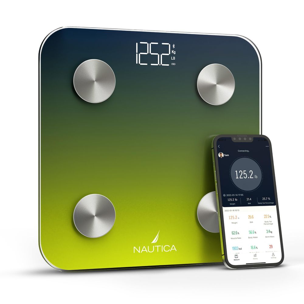 Balanza Nautica Digital Bluetooth BMI 396 Lbs