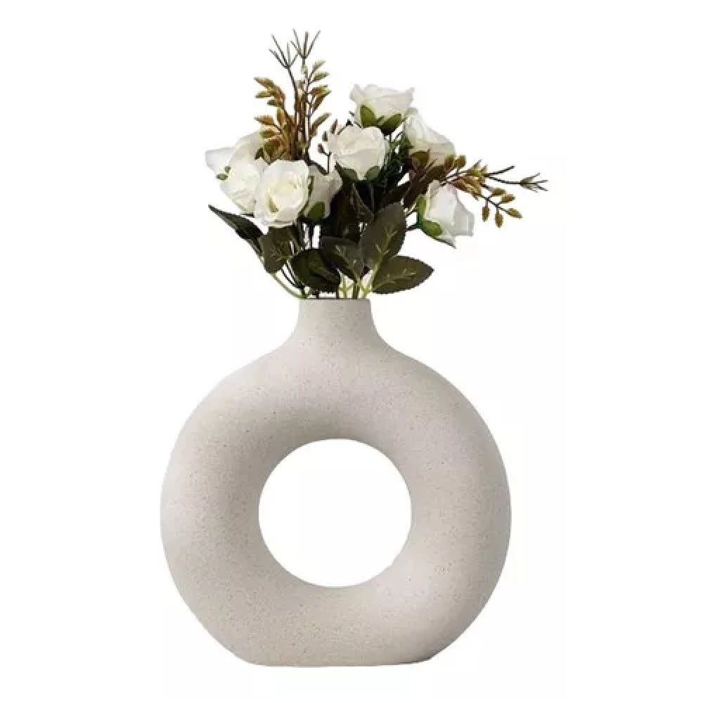 Florero Nórdico Moderno Dona Texturado Set X2 | Impreso 3d