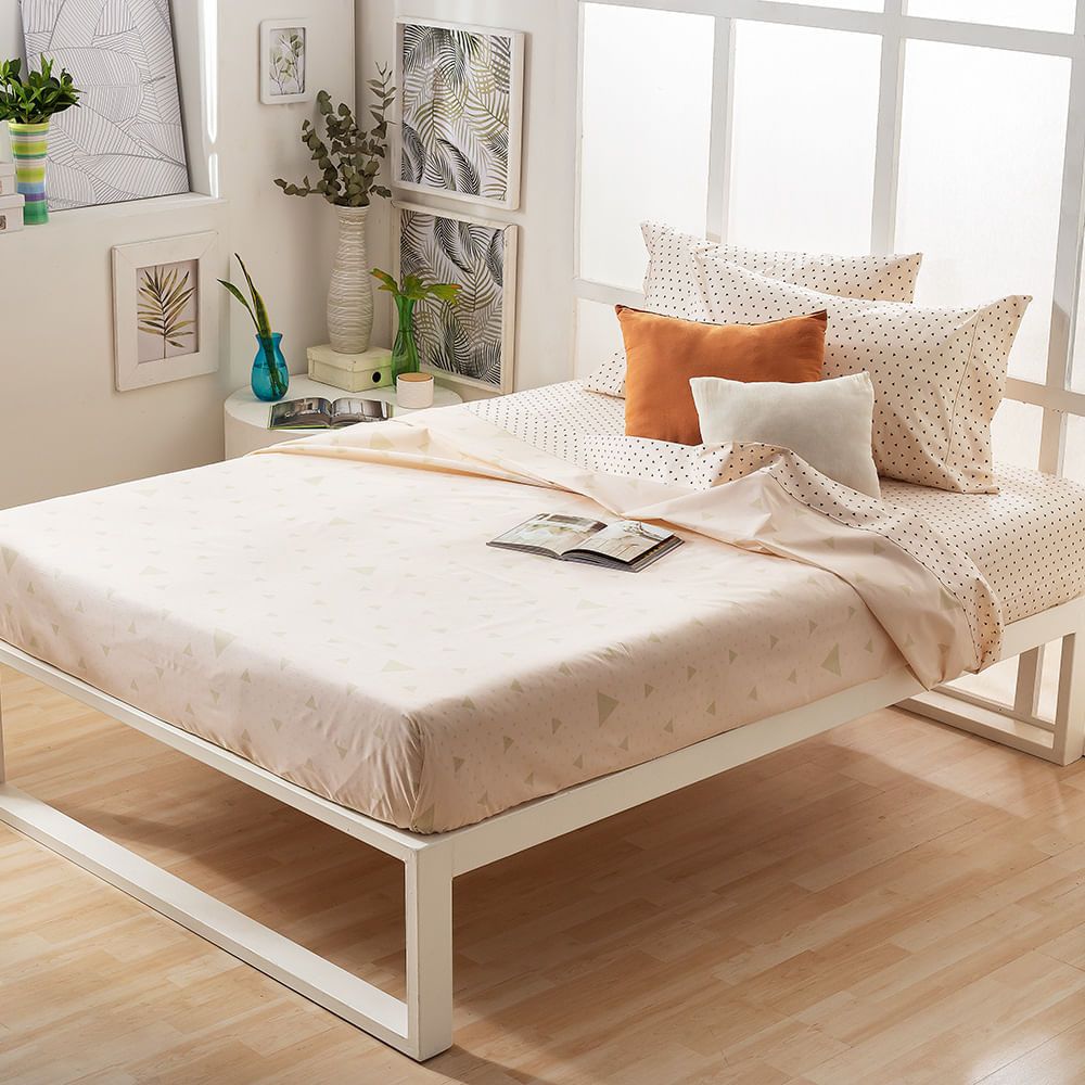 Sábanas Oro P/colch 1,60 Linen Con Embozo y Caja