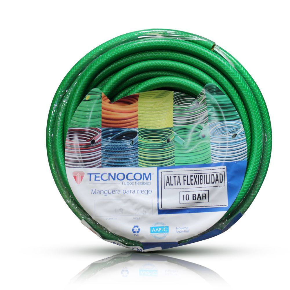 Manguera Tecnocom Riego 25m 10b