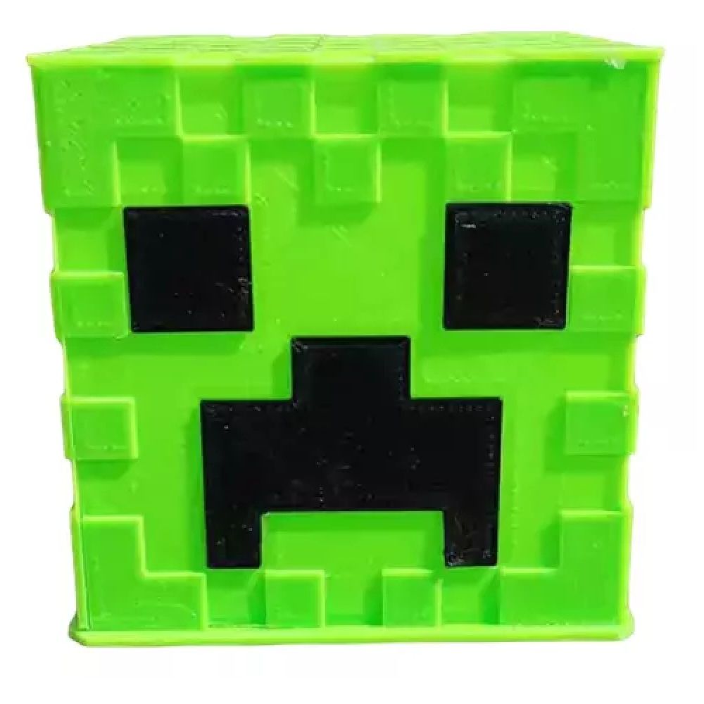 Lampara Velador 3D Minecraft Creeper USB