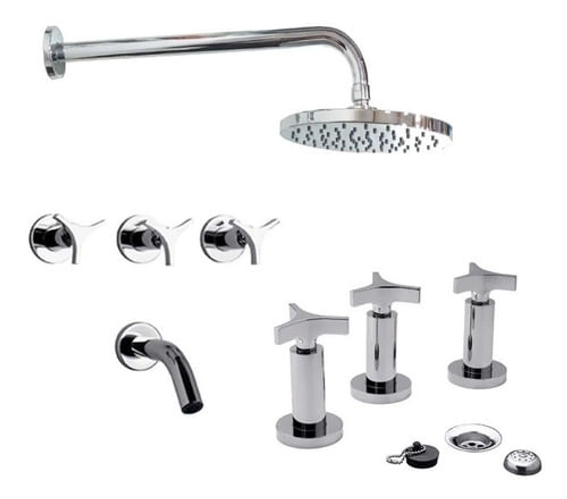 Griferia bidet ducha con transferencia FV Triades