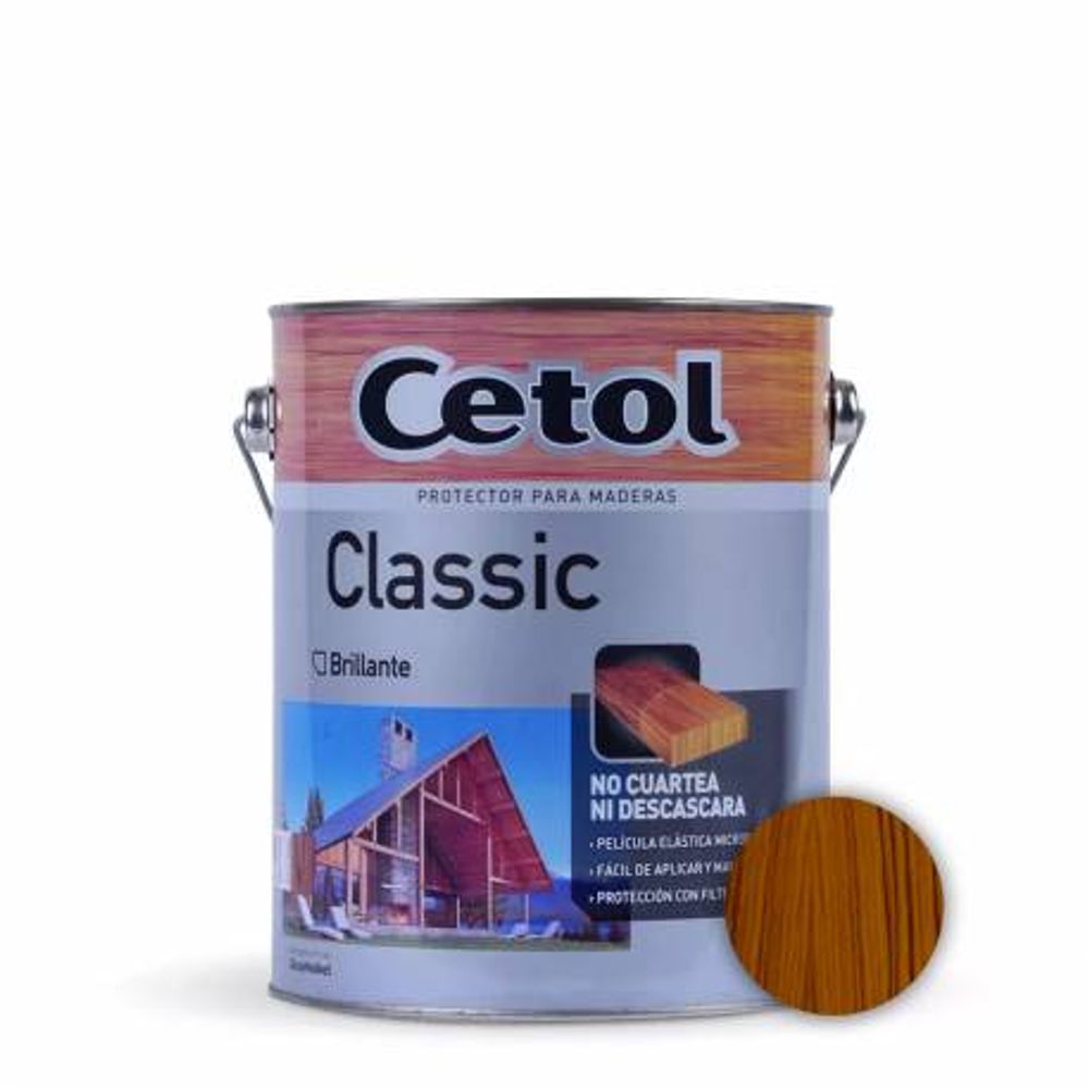 Cetol Classic Brillante 4 lts - Caoba