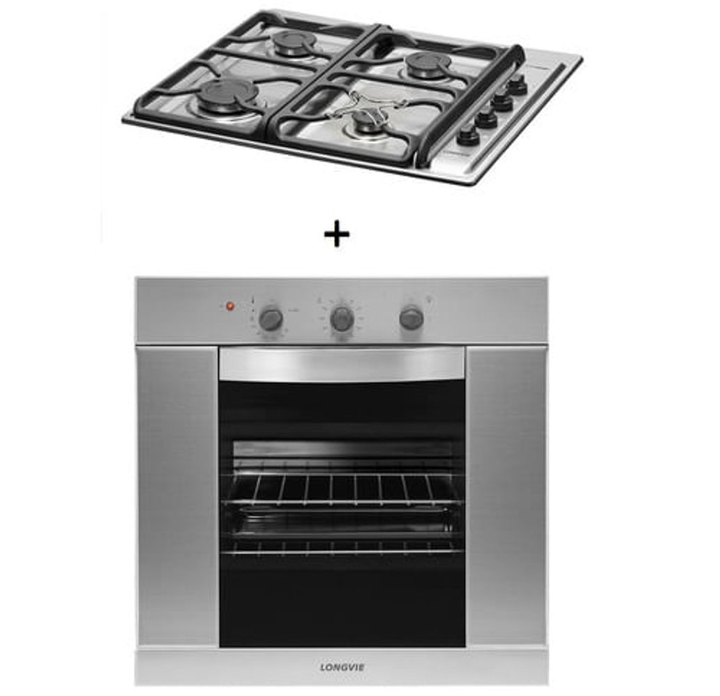 Combo15 Gas Longvie Horno H1900xf + Anafe A6600xf