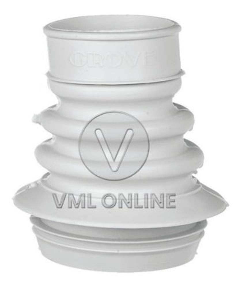 Fuelle Conexion De Pvc Extra Largo Grove Para Inodoro