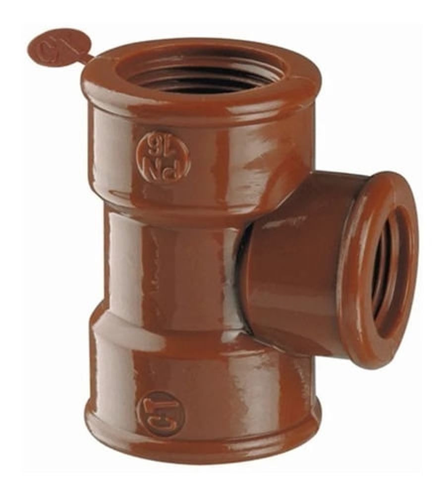 Union Tee 1 Pulgada Polipropileno Para Agua Fría Caliente