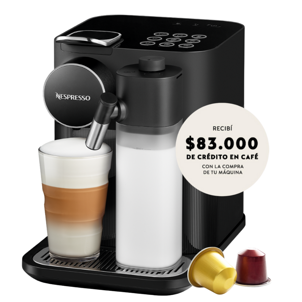 Cafetera Nespresso Gran Lattissima Black F541-AR-BK-NE
