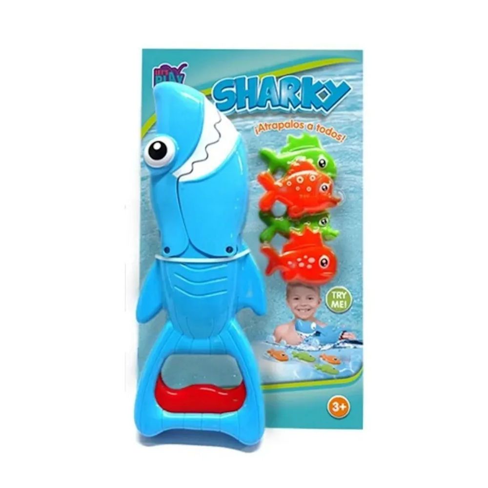 Juego De Agua Tiburón Sharky Attack Con Pecesitos