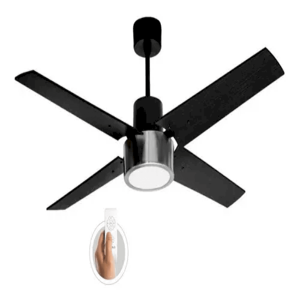 Ventilador De Techo 85w Luz Control Remoto Palas Reversibles