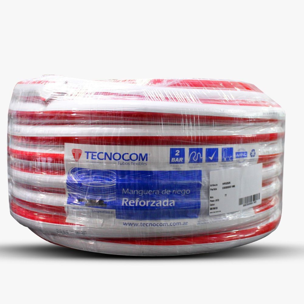Manguera Tecnocom Riego Reforzada 15m