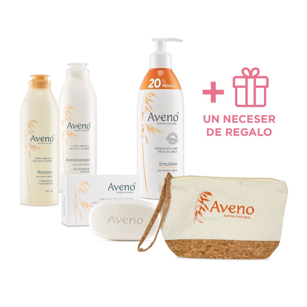 Kit Cuidado corporal Aveno + Neceser de Regalo