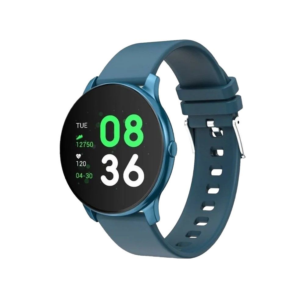 Smartwatch Reloj Inteligente KW19 Azul iPhone Android Presión O2