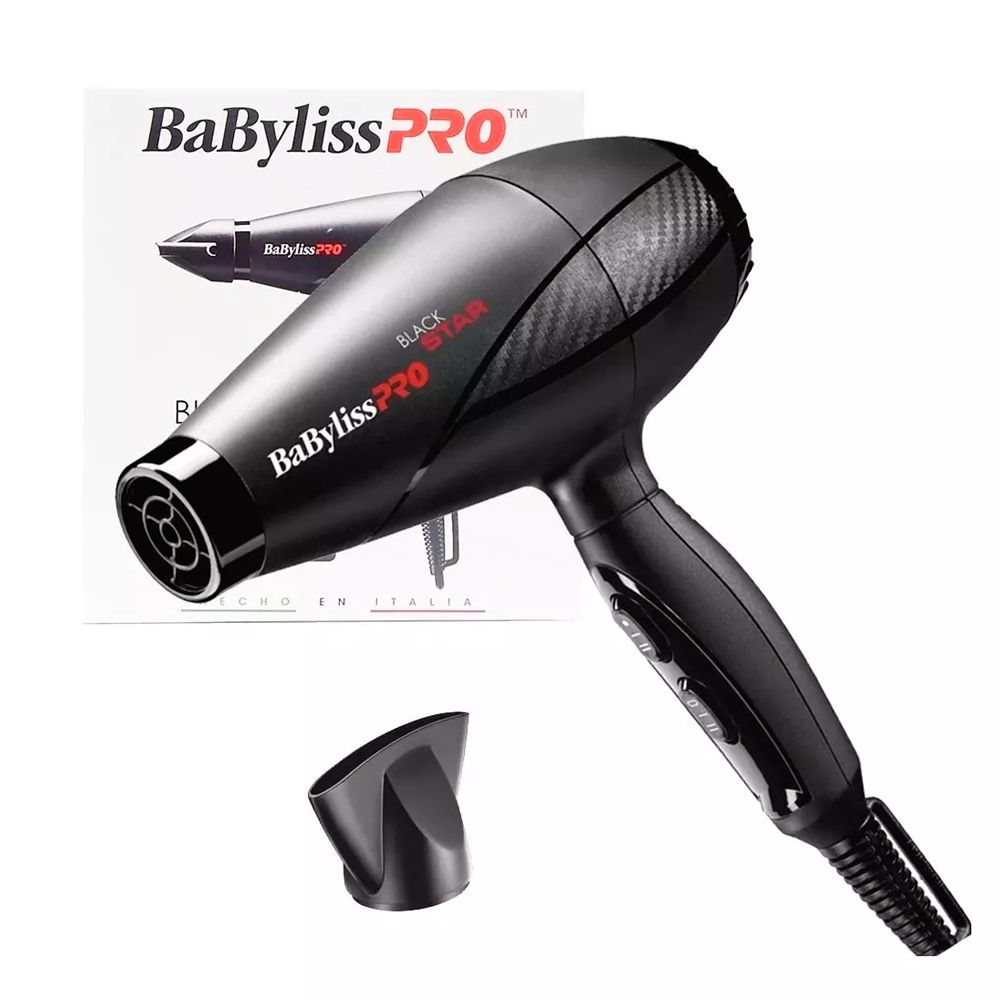 Secador De Pelo Profesional Babyliss Pro Black Star 2000w