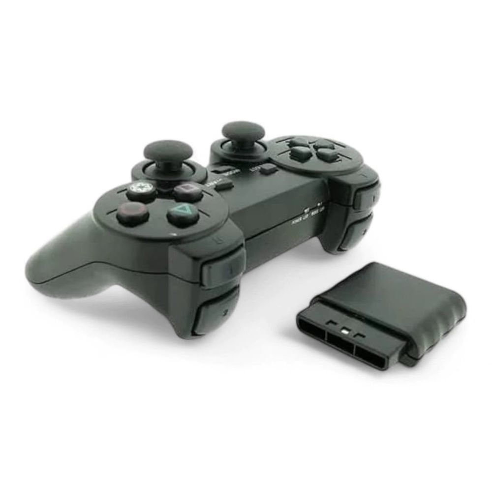Joystick Inalámbrico para Playstation 2 con Receptor Analógico/Digital PS2