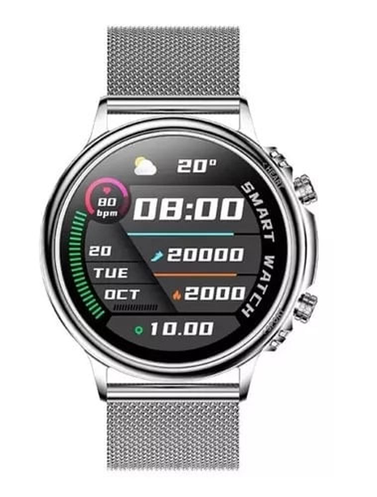 Smartwatch Reloj Inteligente Noga Ng-sw08 Android Plateado