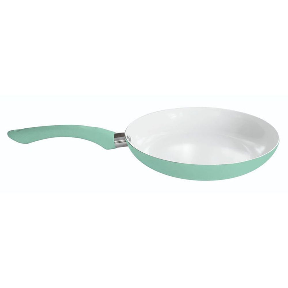 Sarten doble ceramica 26 cm Verde agua Carol Linea Soft