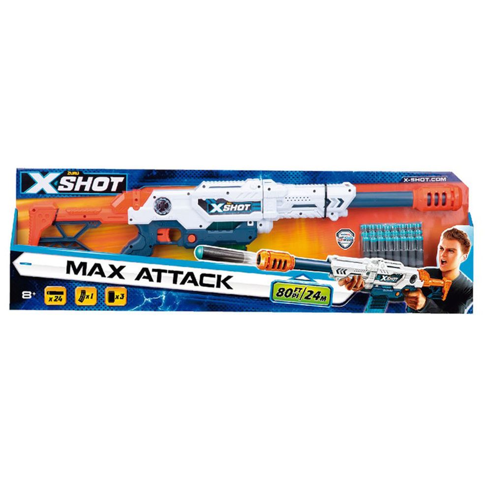 XShot Rifle lanza dardos Max attack 3694