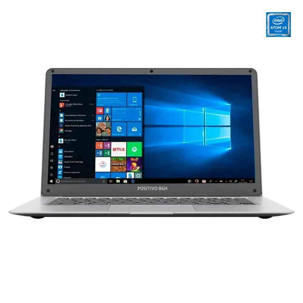 Notebook Positivo-BGH 14" Atom RAM 2GB AT300i