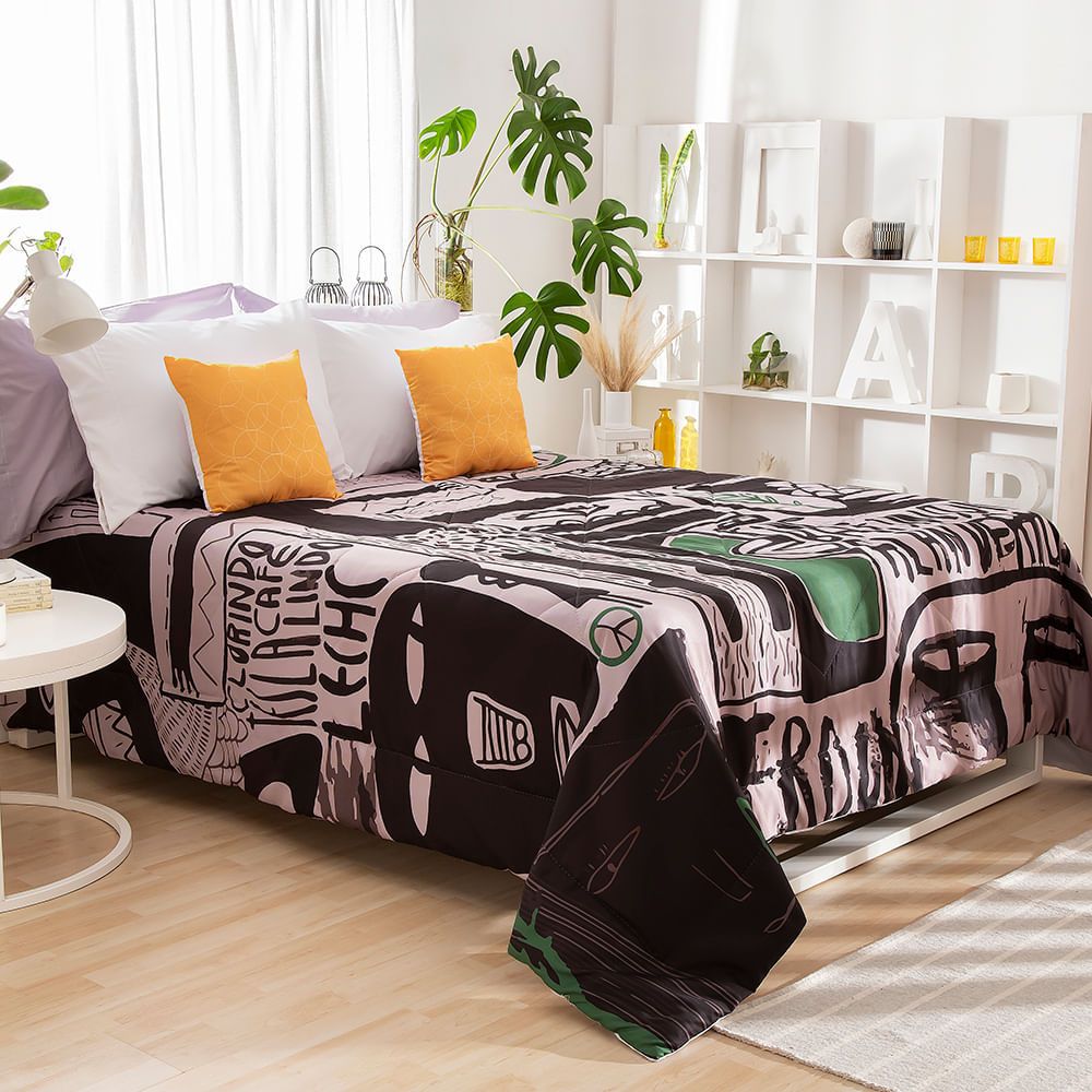 Acolchado Queen Milo Cine