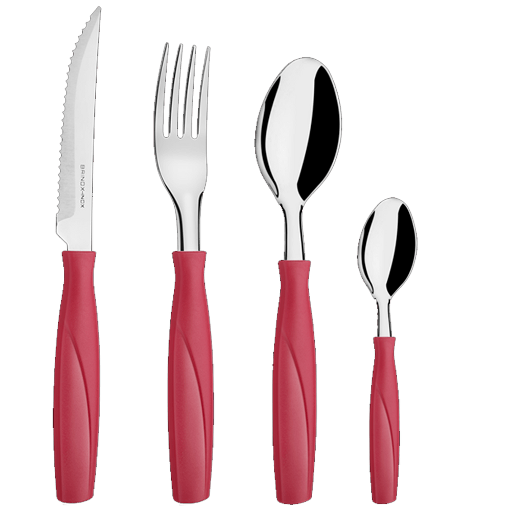 Set De Cubiertos Acero Inoxidable Juego De 16 Piezas
