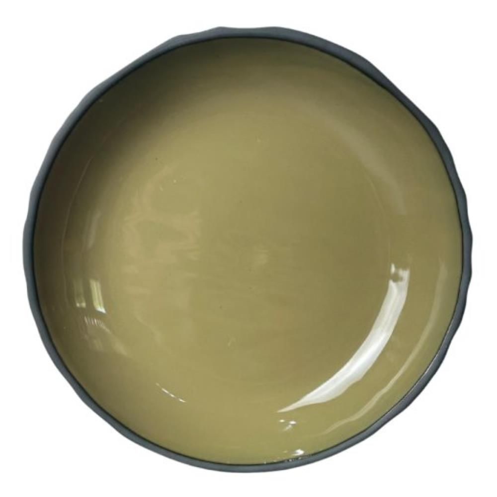 Set X 6 Plato G 25cm N/o Texture Germer