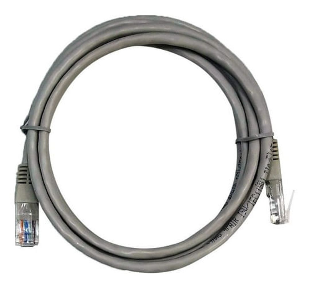 Cable De Red Armado Patch Cord 2 Metros Rj45 Utp Cable