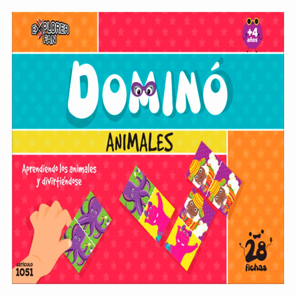 Domino Animales Explorer Fan 1051