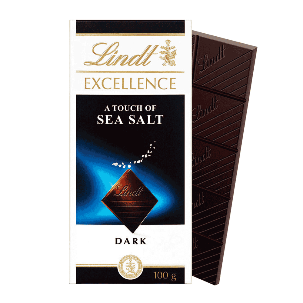 Chocolate Lindt Excellence Tableta Sea Salt 100 Gr.