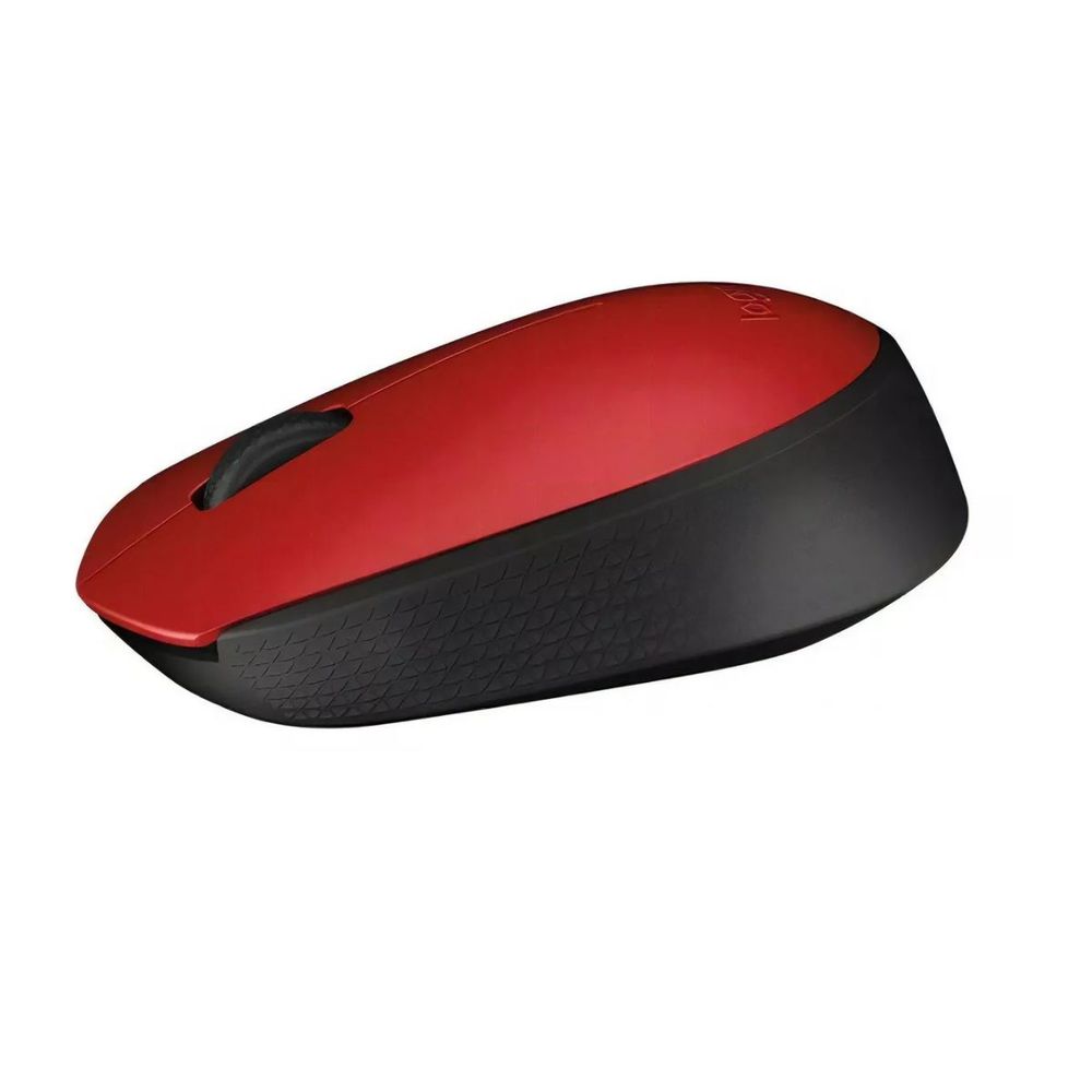 Mouse Inalámbrico Logitech M170 Color Rojo/negro