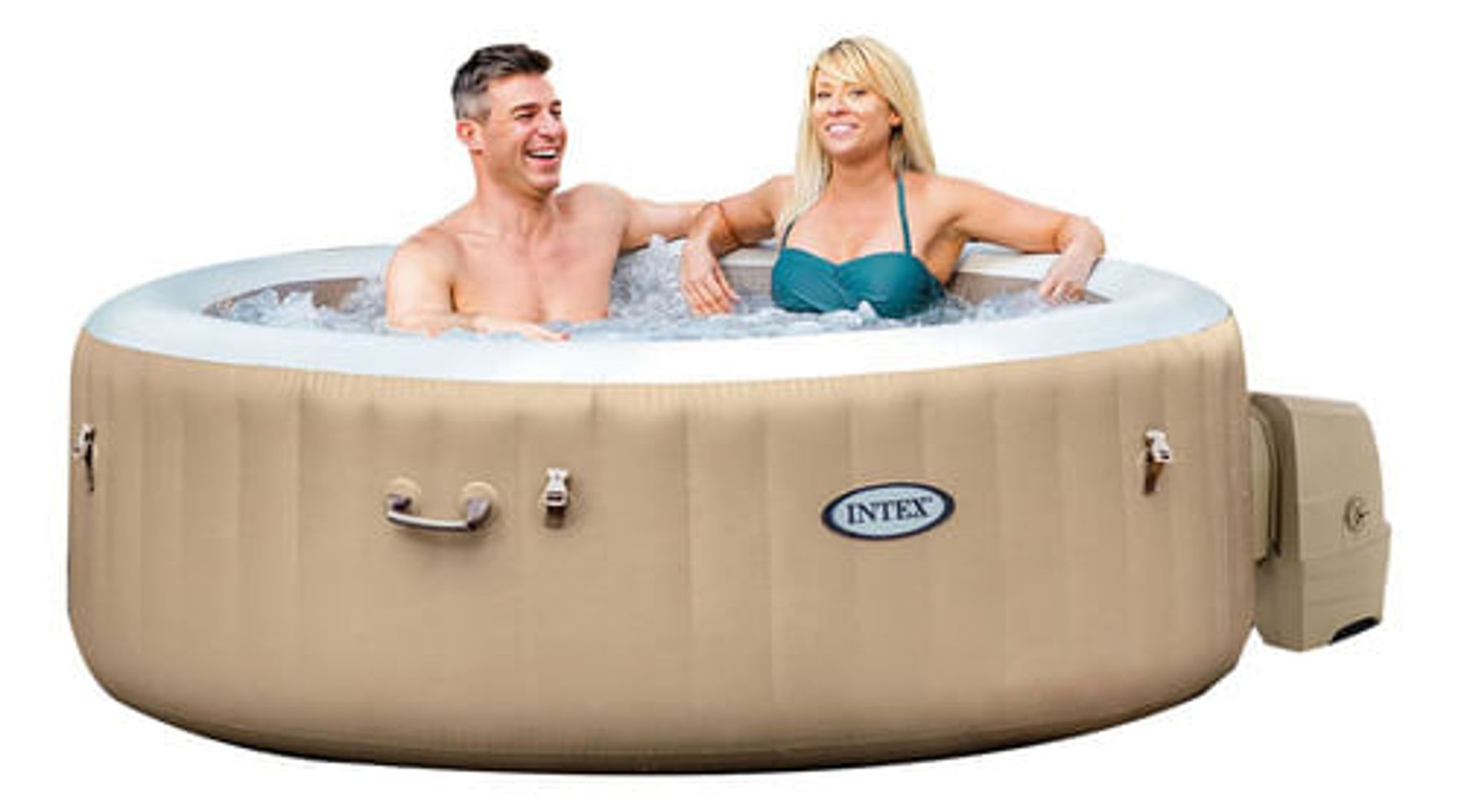 Jacuzzi Inflable Intex Spa Burbuja 795 Litros 4 Personas