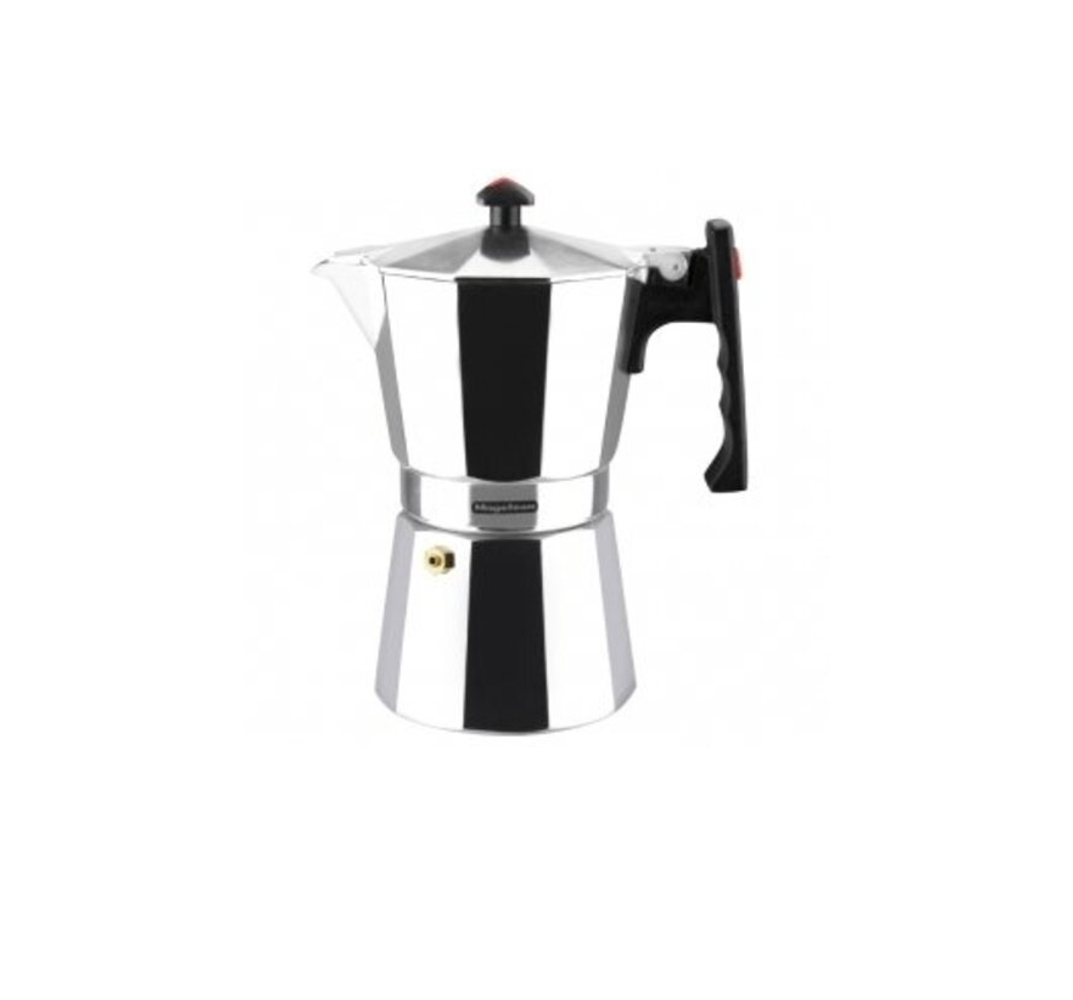 Cafetera Magefesa Colombia 6 Tazas Manual Plateada Italiana