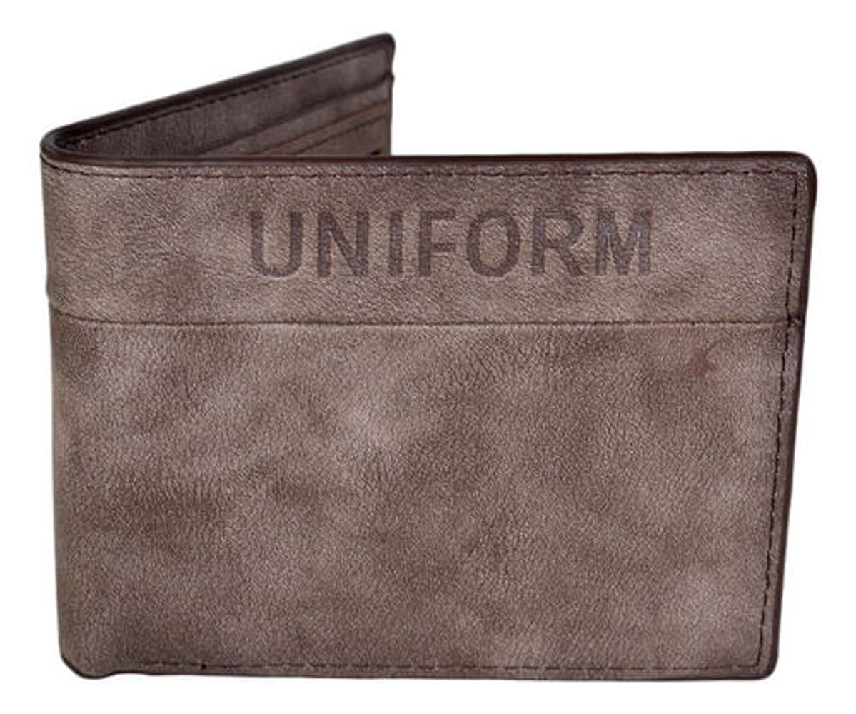 Billetera Uniform Pu Rfid Hombre