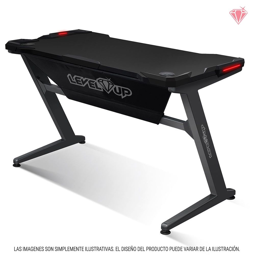 Mesa Gamer Gaia con luces Led