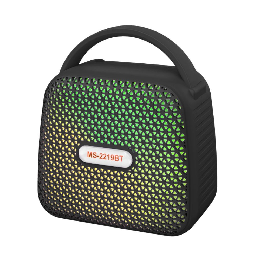 Parlante Portátil Con Bluetooth Negro MS-2219 Oryx