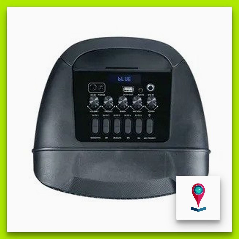 Philco Djp61 Parlante Portatil C/bluetooth Tws Luces Led Rgb