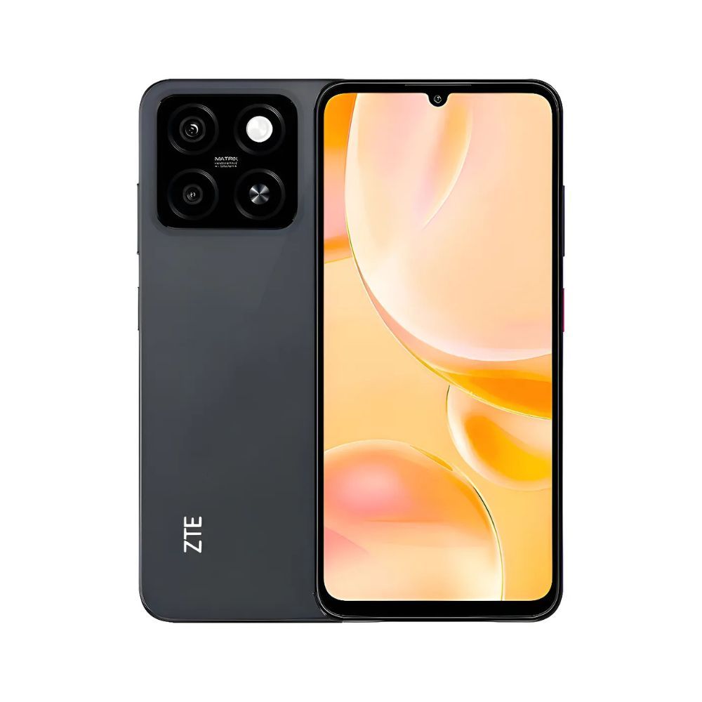 Celular ZTE 55-FAL Blade A55 6.75" HD 128GB+4GB+8GB 13MP Conexion 4G Black