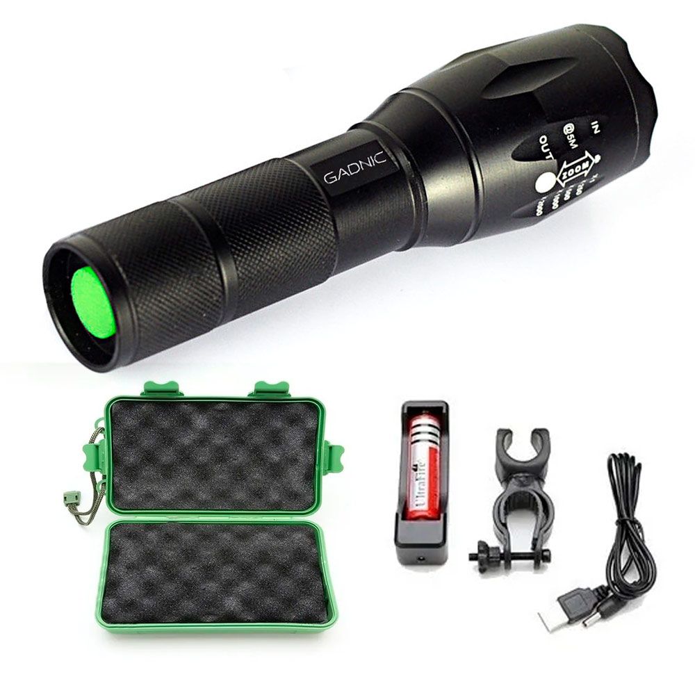 Linterna Táctica Militar Gadnic Led 1000 Lúmenes Resistente al Agua ...