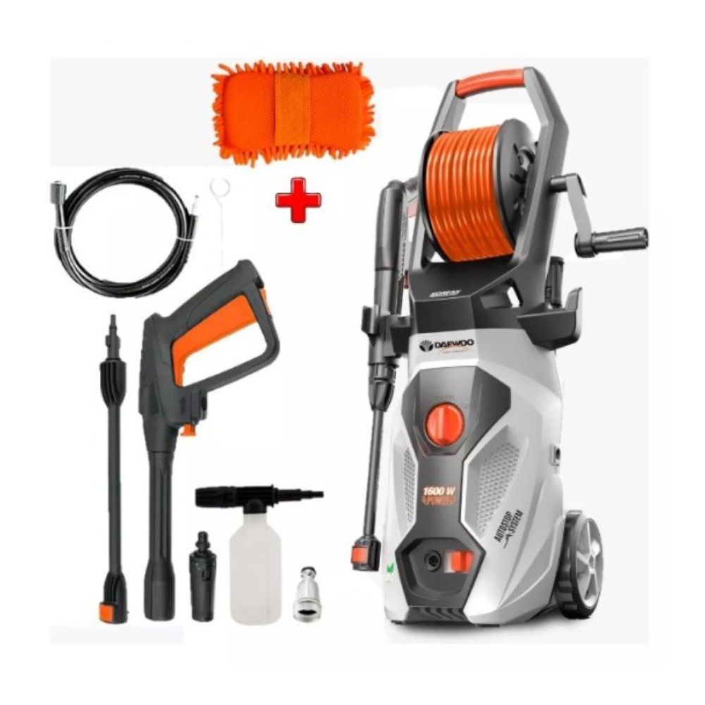 Hidrolavadora Daewoo 140bar 2000w Alta Presion Con Autostop