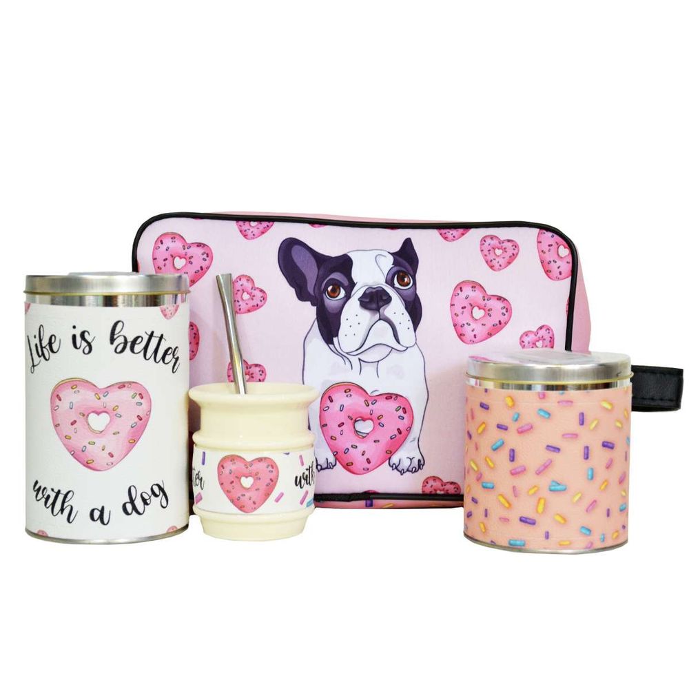 Kit de Mate Urbano con bolso de mano Bulldog Sweet