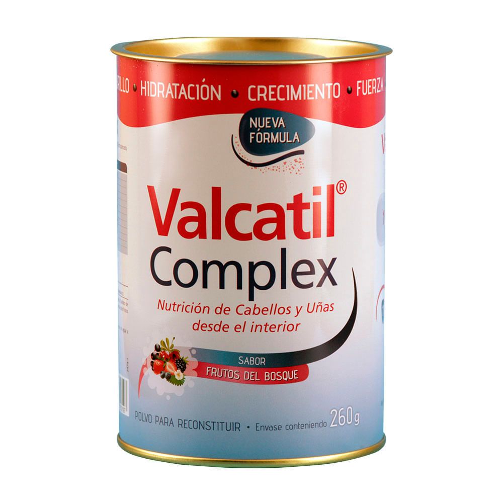 Suplemento Valcatil Complex Nutricion Cabello Uñas Polvo 260