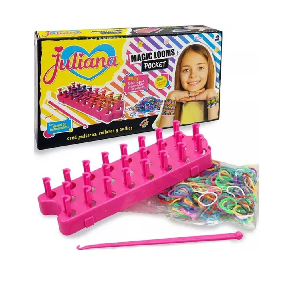 Set Para Armar Pulsera Juliana Telar Magic Looms Pocket