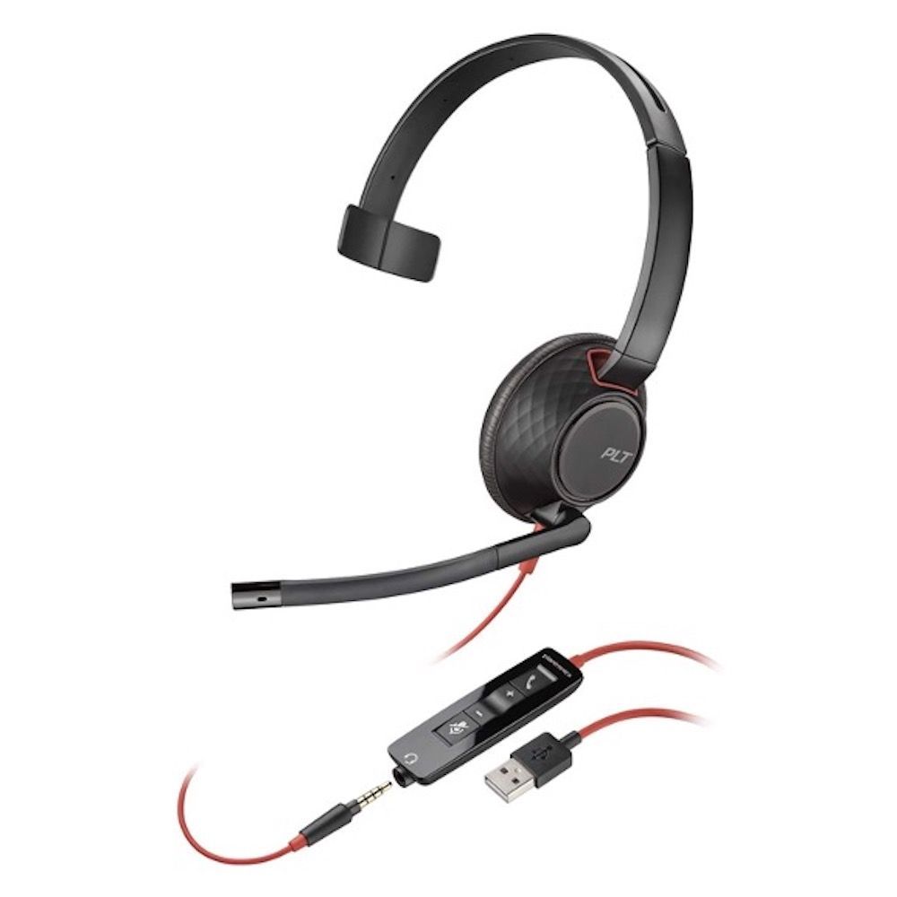 APAGADO Auriculares Plantronics BLACKWIRE 5210, USB-A