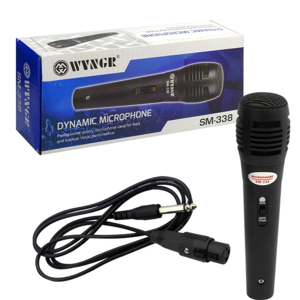 Microfono Con Cable Dynamic WVNGR SM338